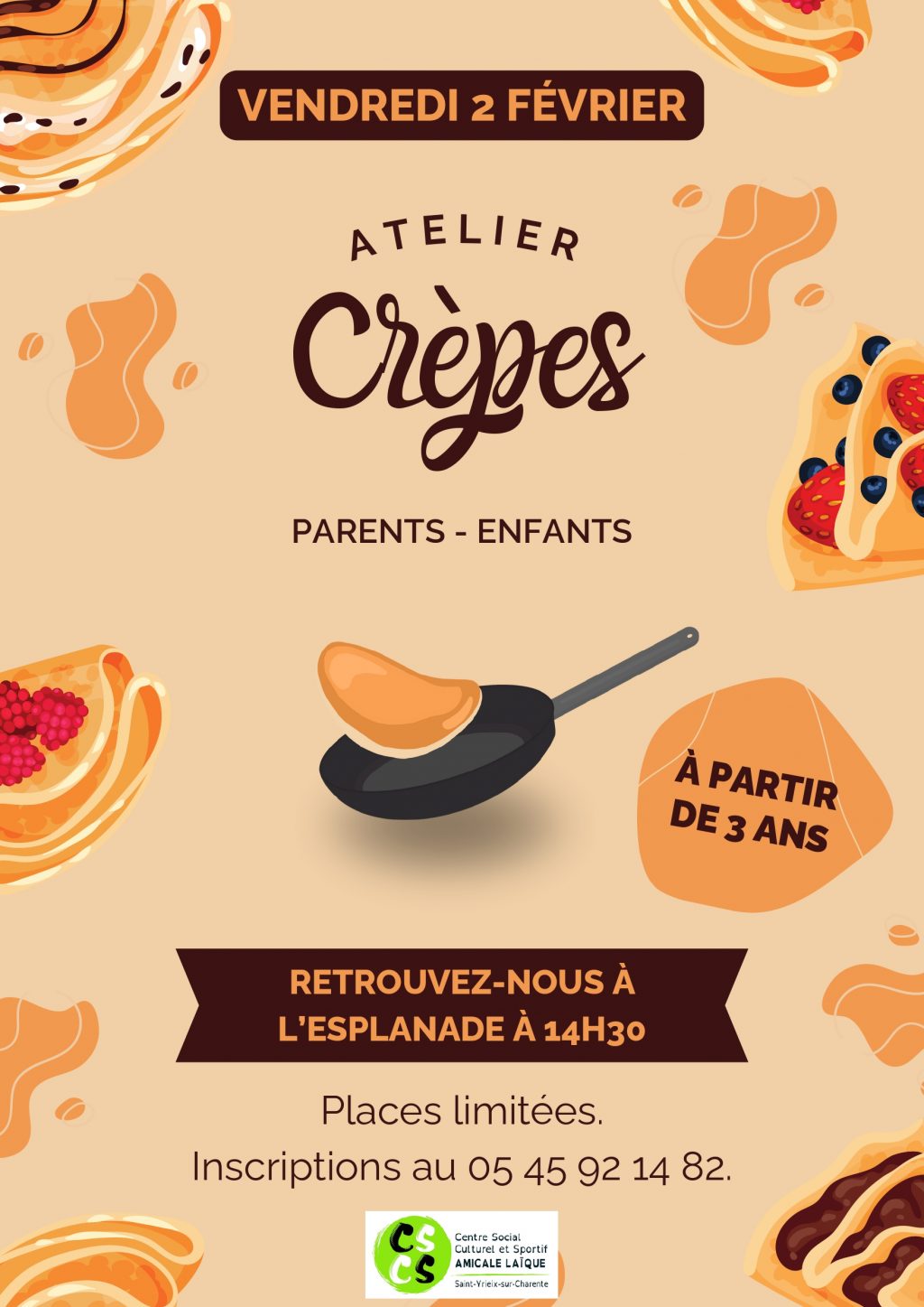 Atelier crêpes à l’Esplanade – Centre Social Culturel et Sportif ...